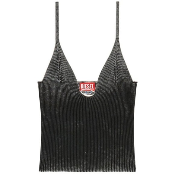 Diesel | Tops | Diesel Knitwear Top With Deep Vneckline Nwt | Poshmark